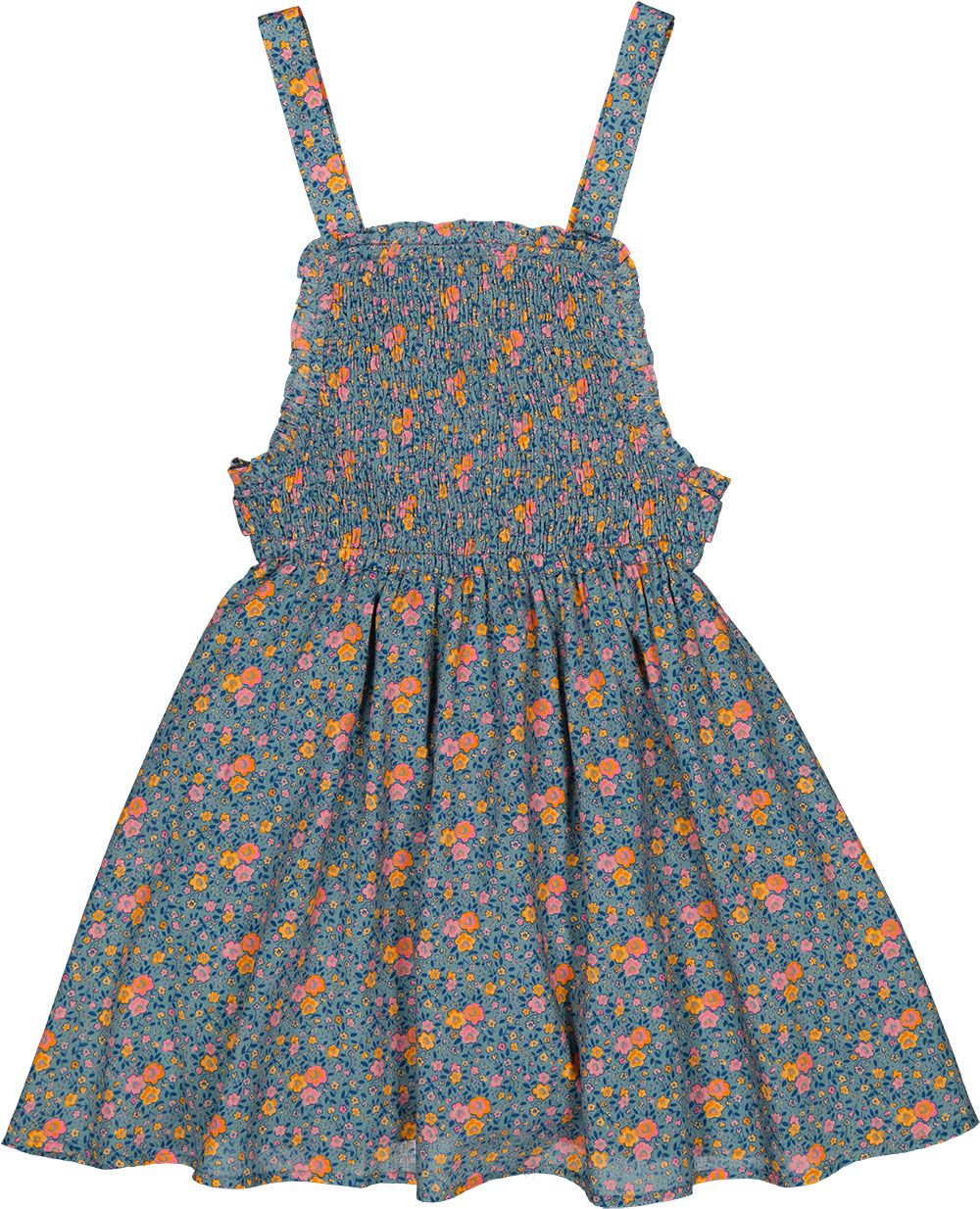 Pam Blue Romantic Flower Dress – Poppy and Prince
